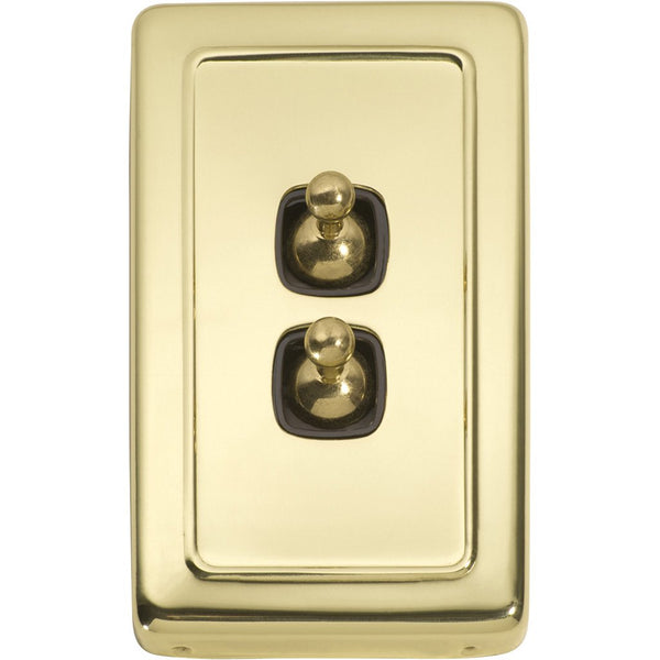 Switch (Toggle) Clip On - 2 Gang - The Restorers Barn