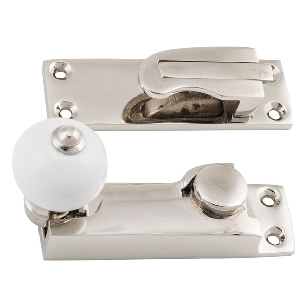 Victorian Sash Fastener (Porcelain Ball) - The Restorers Barn