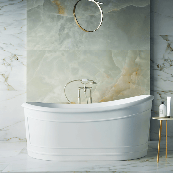 Freestanding Bath (RITZ-1670) Matt White - The Restorers Barn